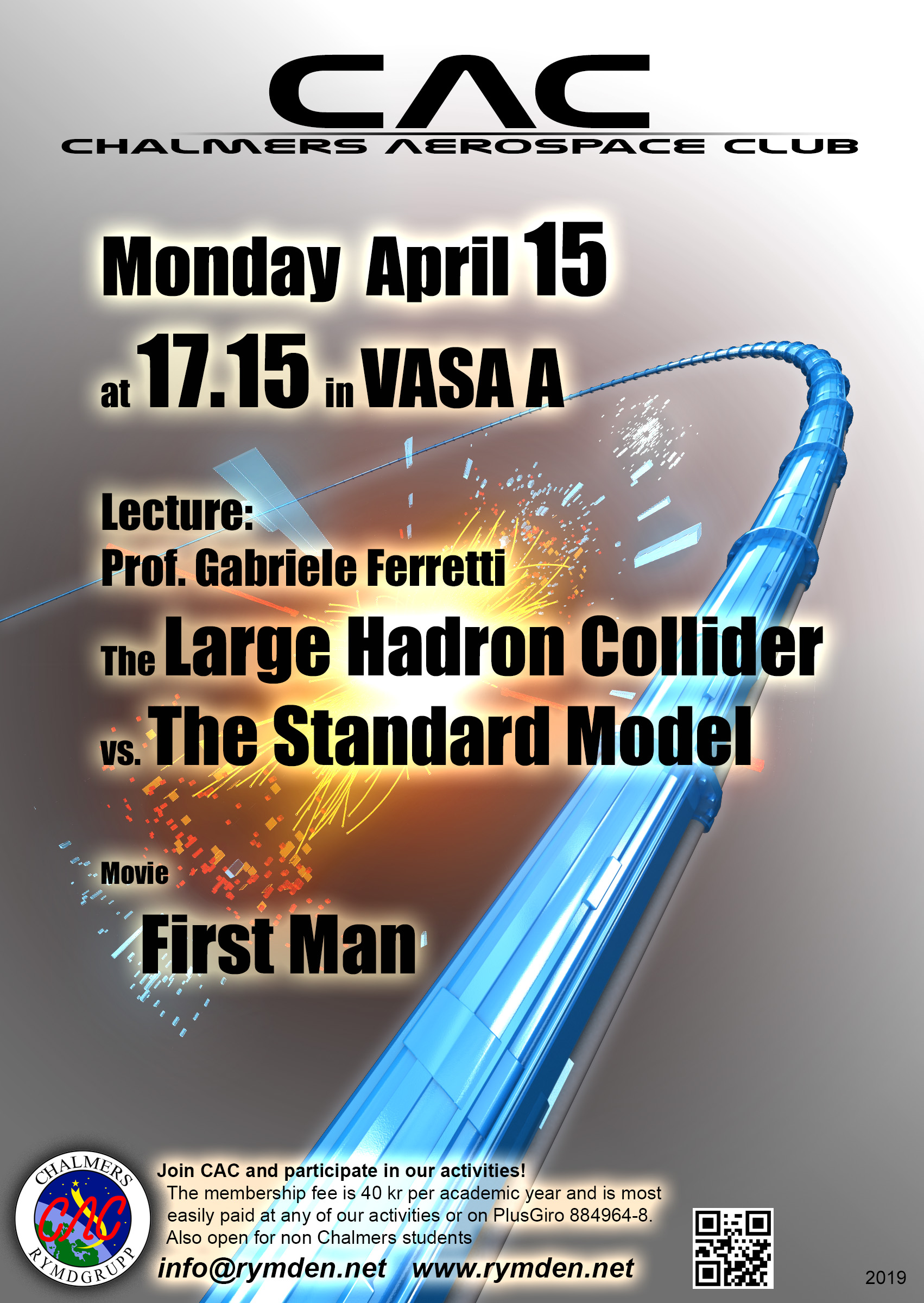 190415 The Large Hadron Collider vs. The Standard Model – Chalmers ...